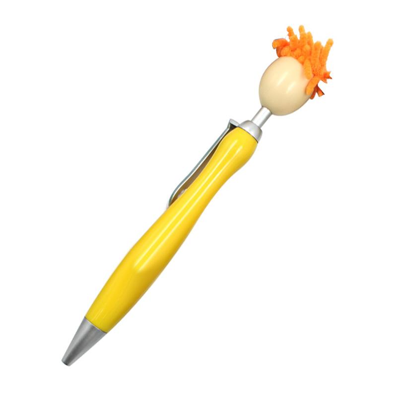 Ballpoint Pen With Smiling Puppet Head On Push Button – Colornet ...