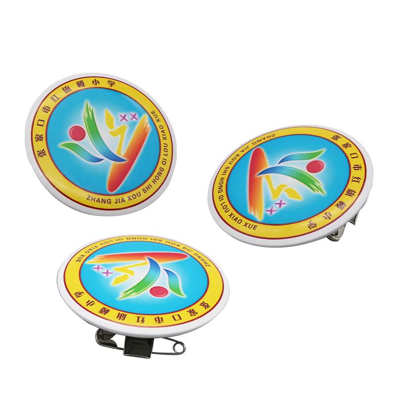 Business Round Tinplate Brooch – Colornet Printing Technology